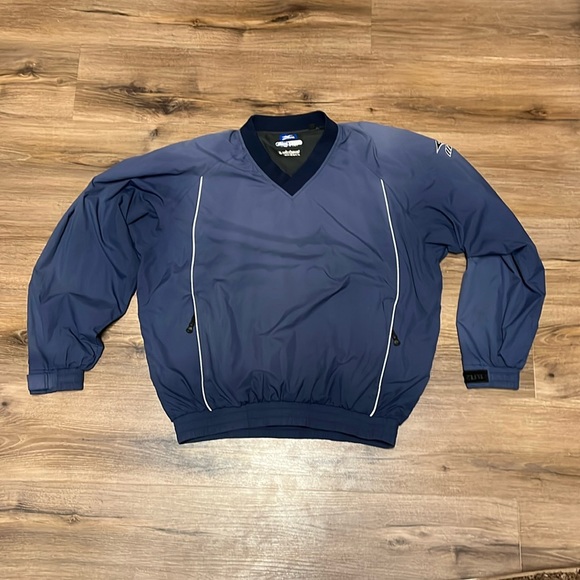Mizuno | Jackets & Coats | Mizuno Long Sleeve Blue Windbreaker With Two ...